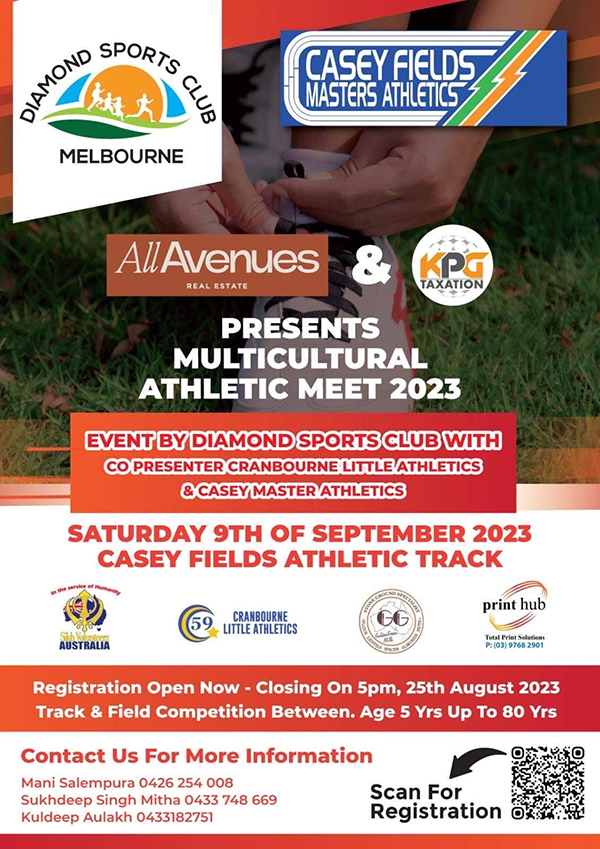 Casey Fields Multicultural 2023 - Victorian Masters Athletics
